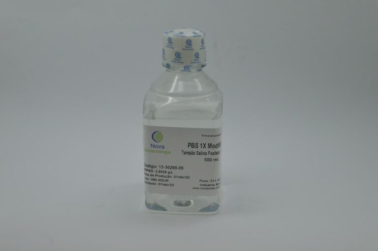 Tampão PBS 1x modificado com 2,6029 g/l de Hepes – 500mL – Nova Biotecnologia