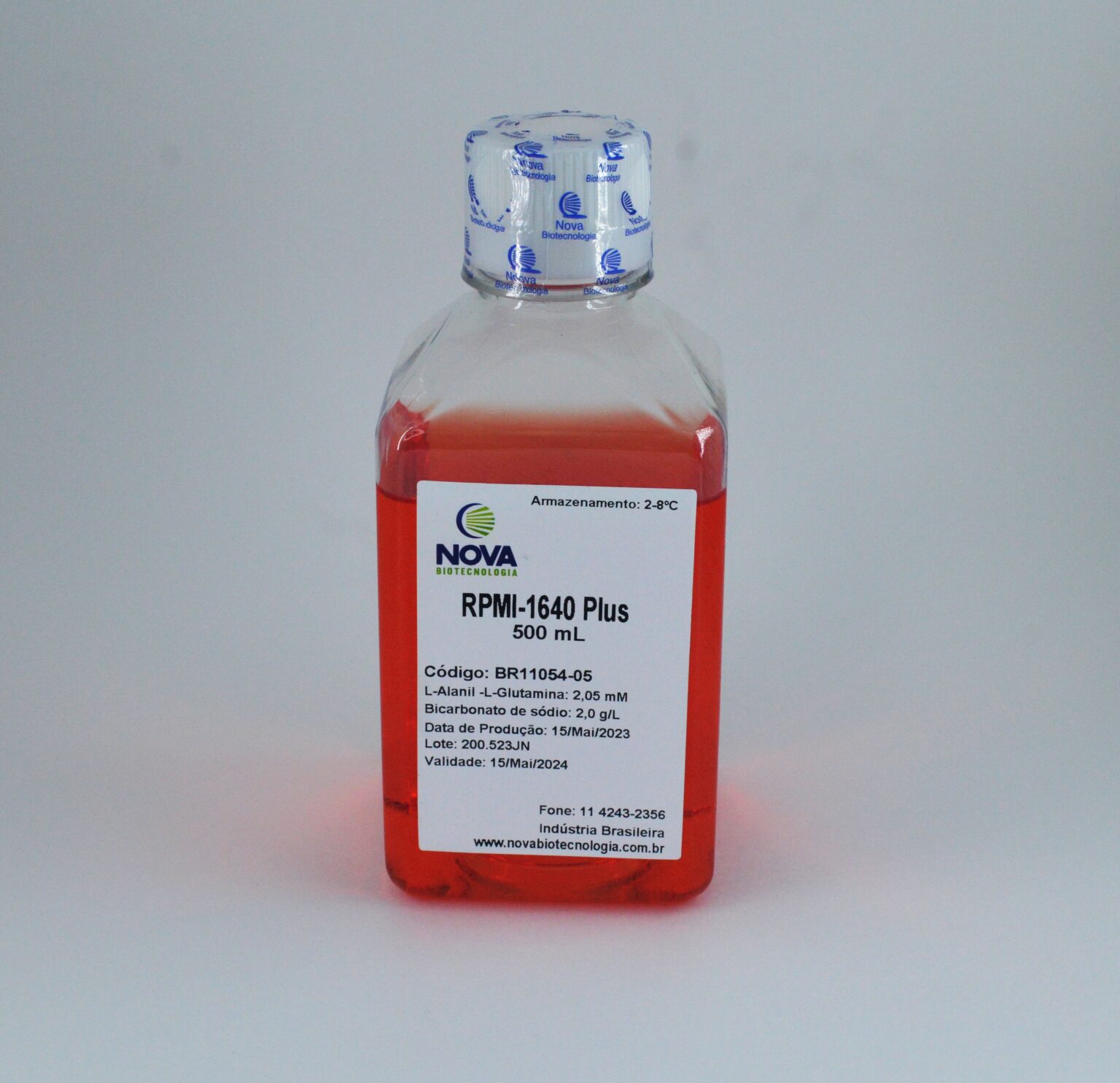 RPMI-1640-Plus (L-Alanil-L-Glutamina) – 500mL – Nova Biotecnologia